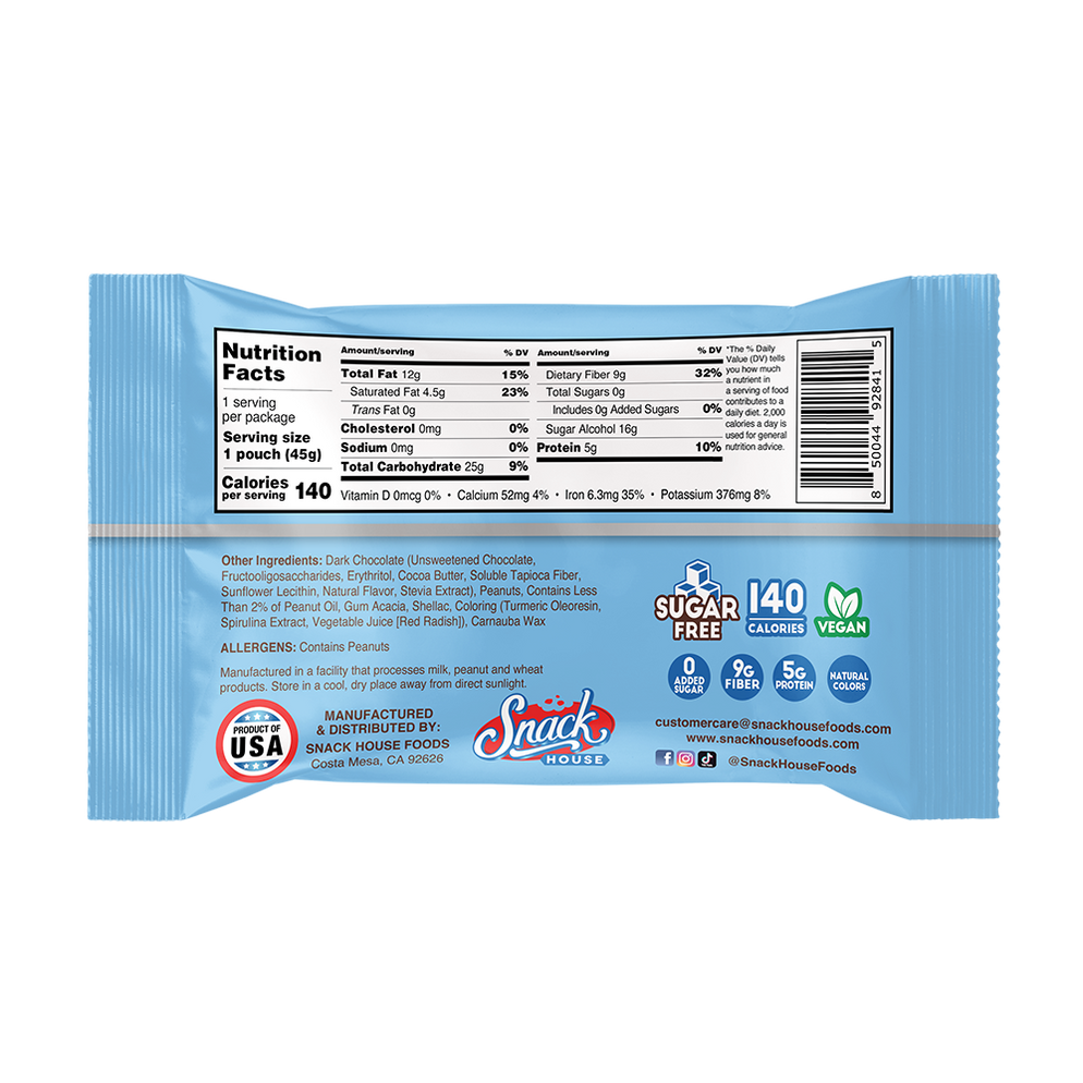 Daddies - Vegan Chocolate Peanut Candies — Snack House Foods®