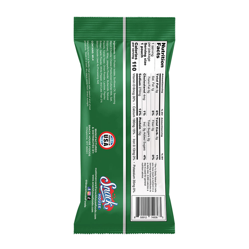 Jalapeño Cheddar Puffs Single Serving - 8-Pack Box — Snack House Foods®