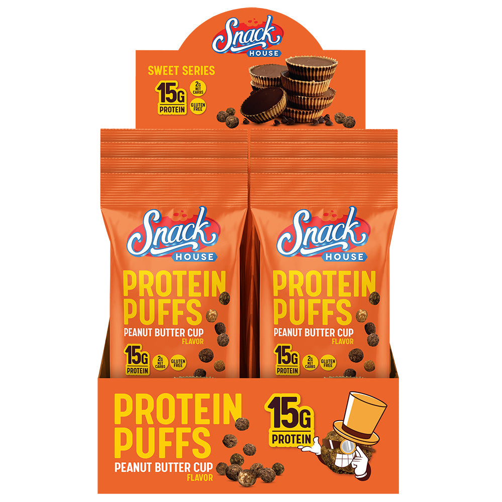 Protein Puffs 8 Pack Box Sweet — Snack House Foods®
